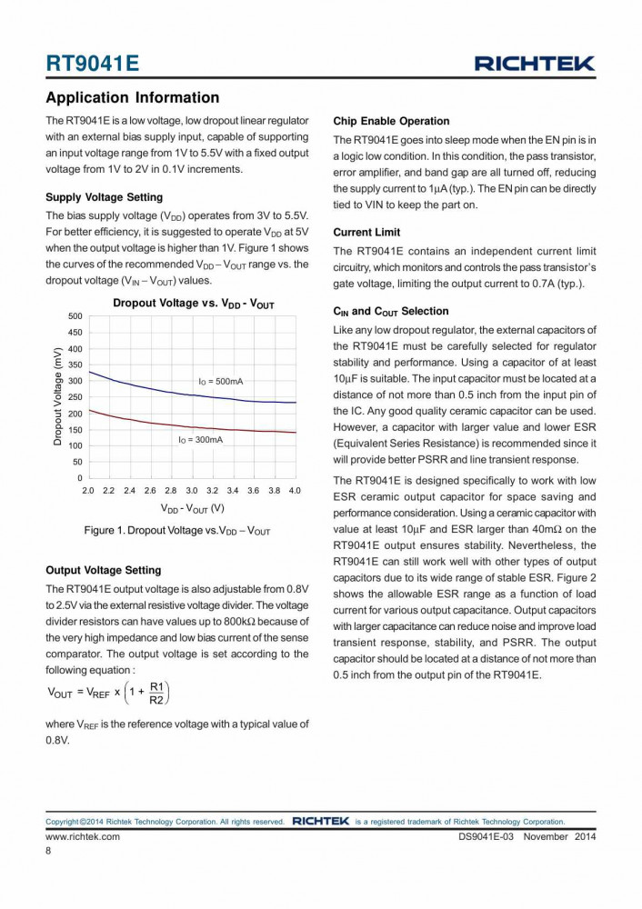 RT9041E datasheet page 8