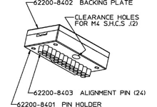 Backplane Insertion Head for 144 Circuits