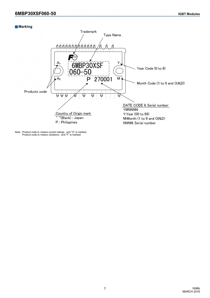 6MBP30XSF060-50 datasheet page 7