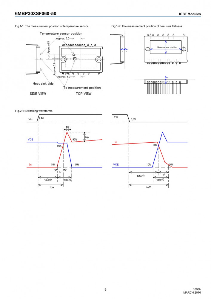 6MBP30XSF060-50 datasheet page 9