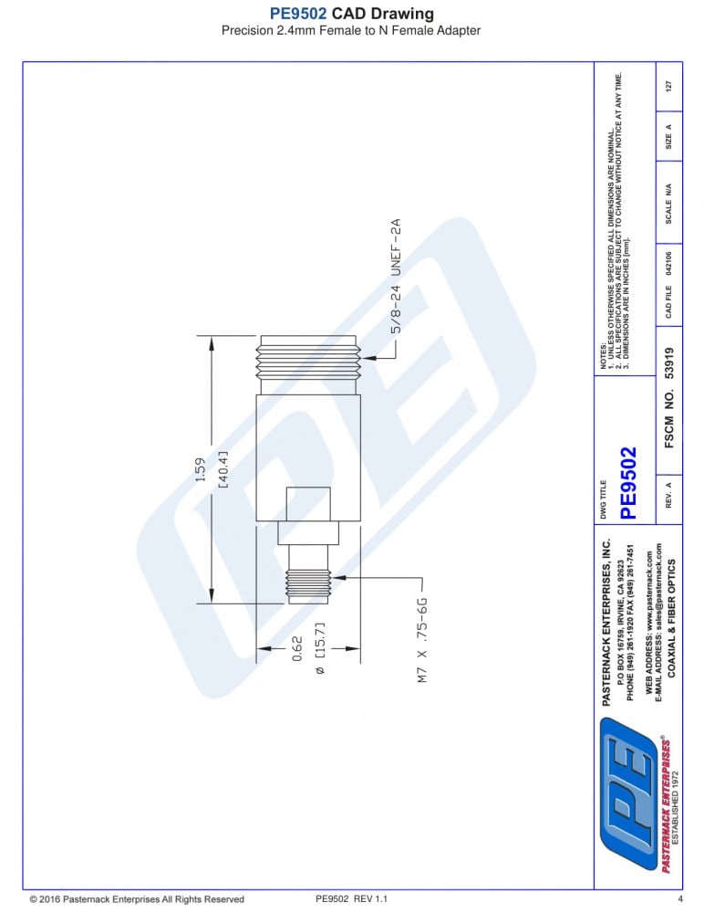 PE9502 technical document page 4