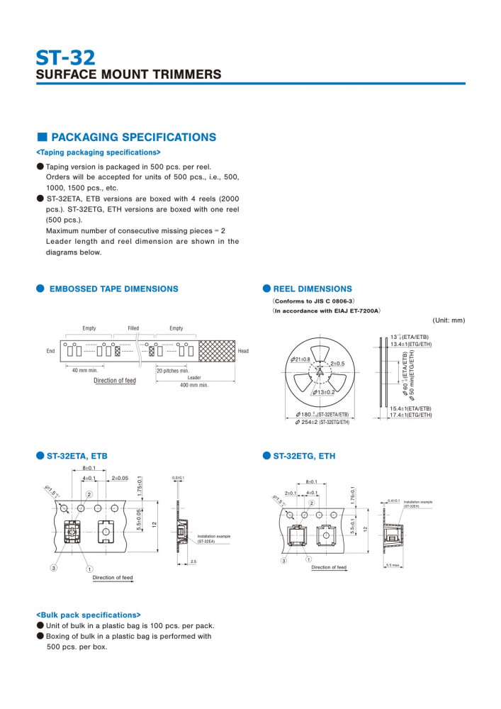 ST-32 series technical document page 6