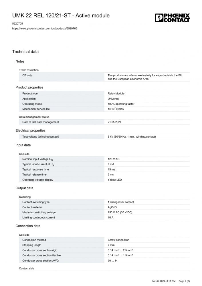 5520705 technical document page 2