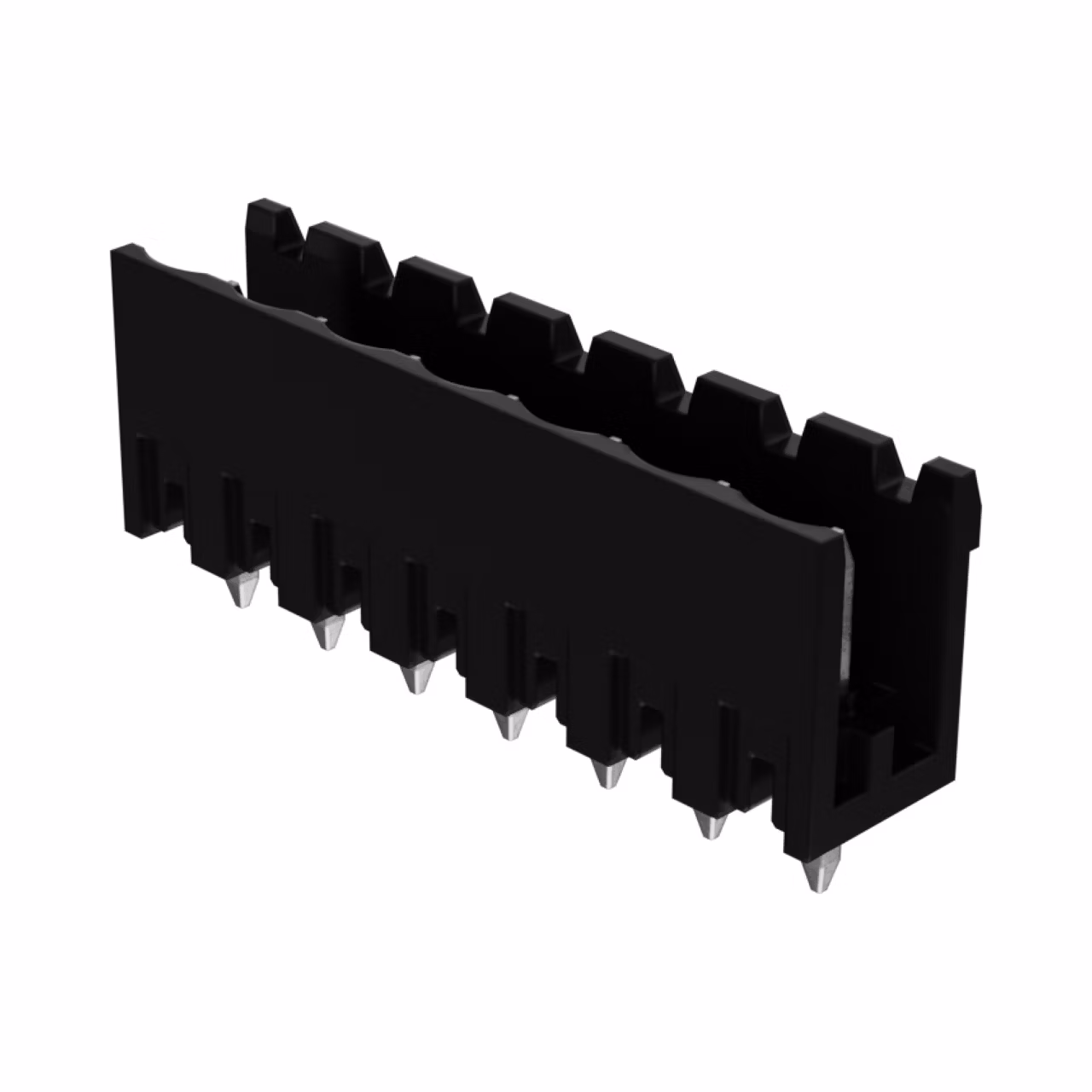 5.08mm Pitch Eurostyle Vertical PCB Header, Open Ends, 7 Circuits for sale