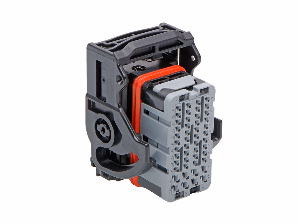 .635mm, 1.50mm, CMC Receptacle, 48 Circuits, Left Wire Output, Gray Coding, Mat Sealed for sale