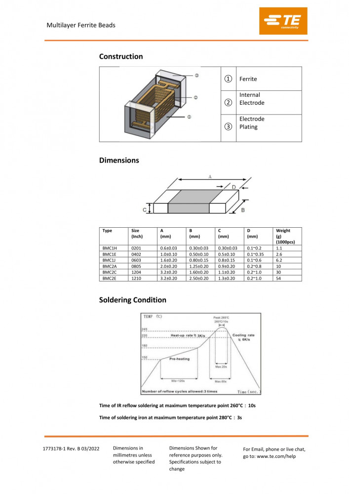 BMC Series datasheet page 10