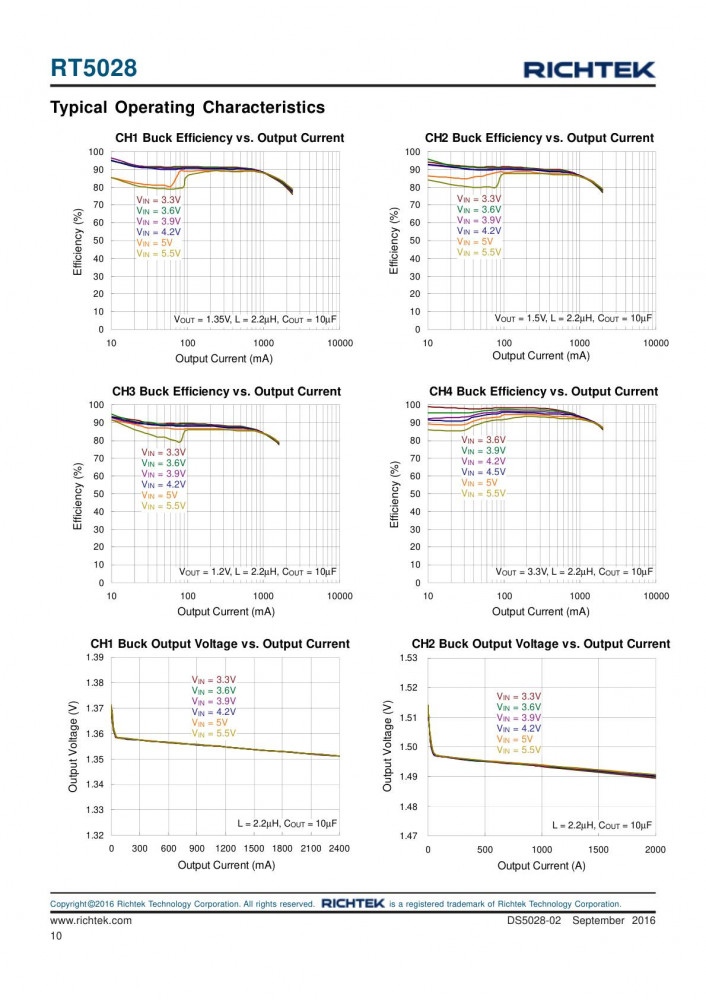 RT5028 datasheet page 10