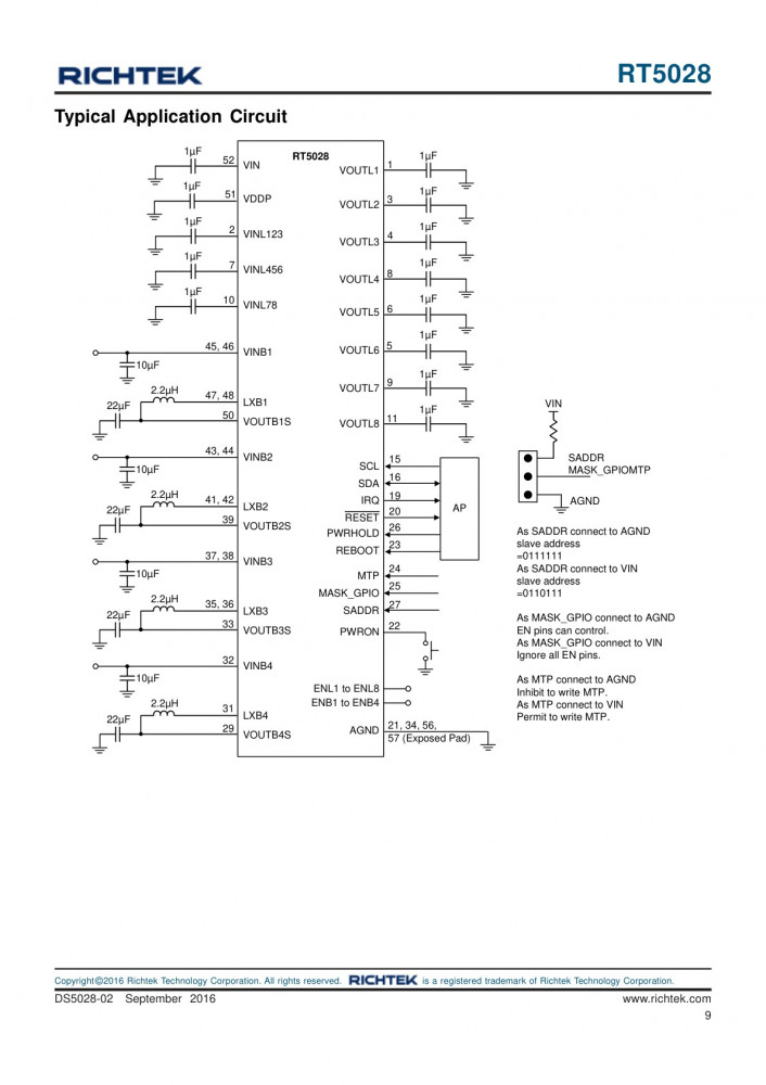 RT5028 datasheet page 9