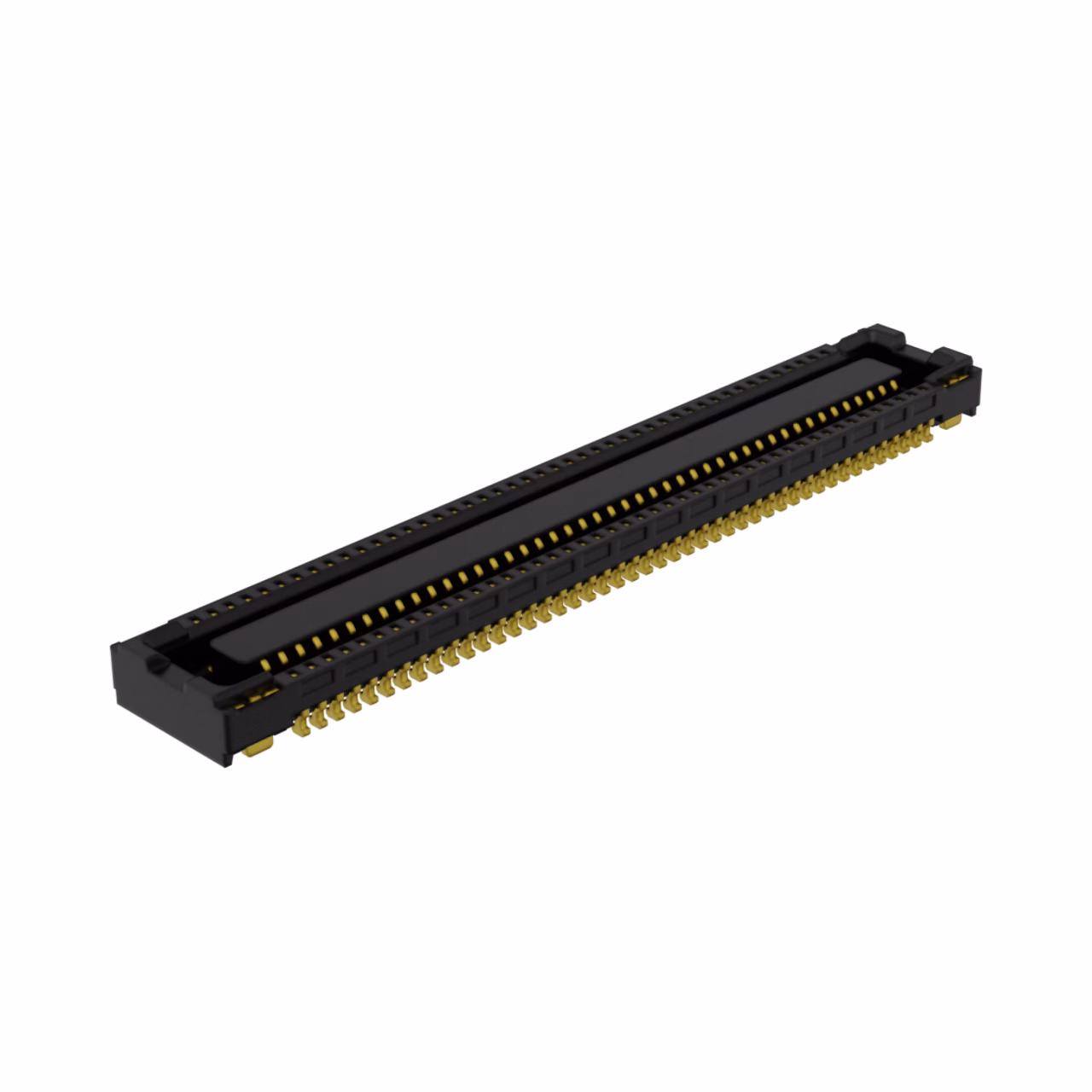SlimStack Board-to-Board Receptacle, 0.40mm Pitch, J-Bend Series, 0.20µm  Gold (Au) Plating, 1.50 or 2.00mm Mated Height, 3.40mm Mated Width, 90 Circuits for sale