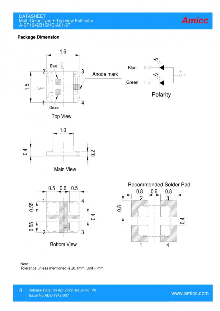 A-SP1942B1GHC-A01-2T approval sheet page 8