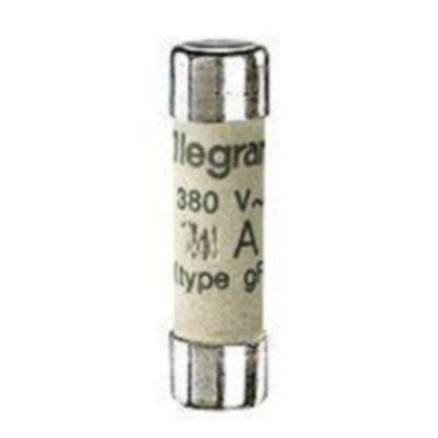 Cartridge fuse 10 x 38 mm - type gG - with indicator - 4 A