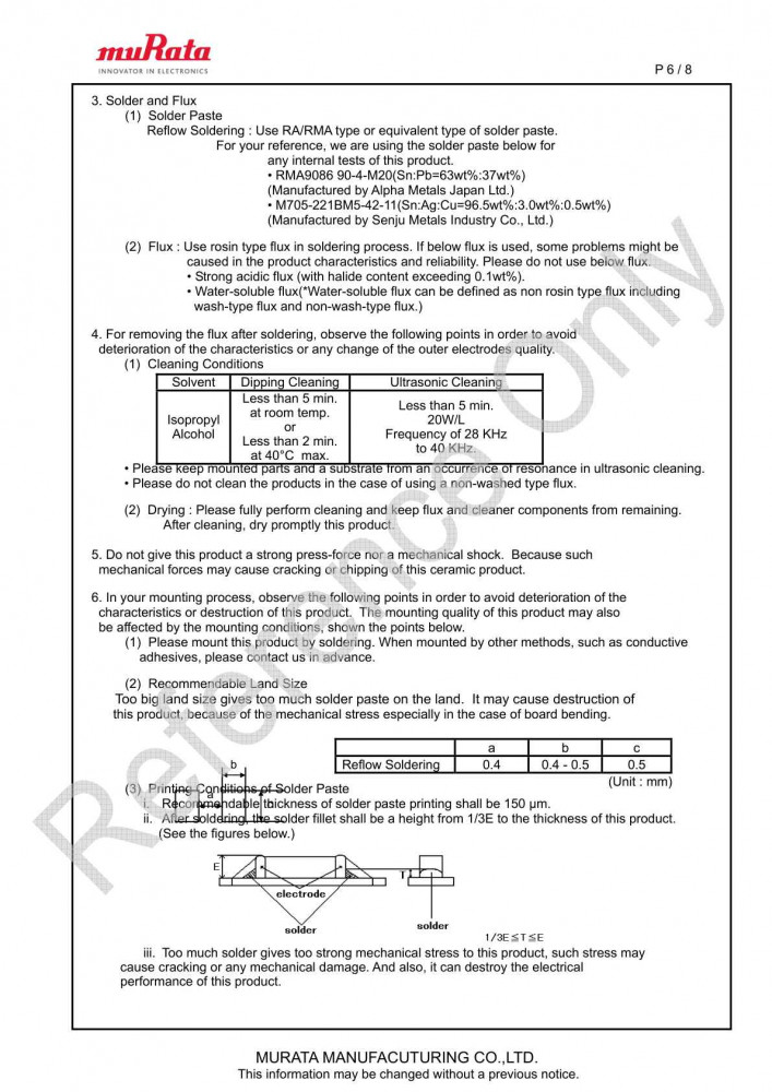 Product document page 6
