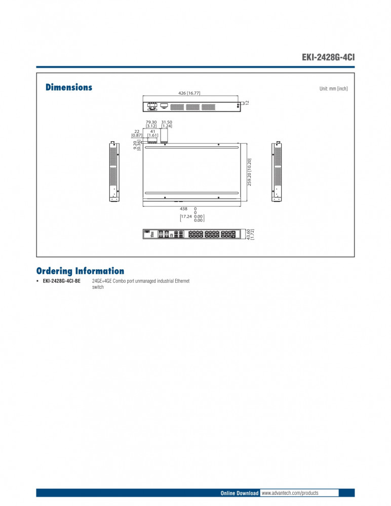EKI-2428G-4CI product document, page 2