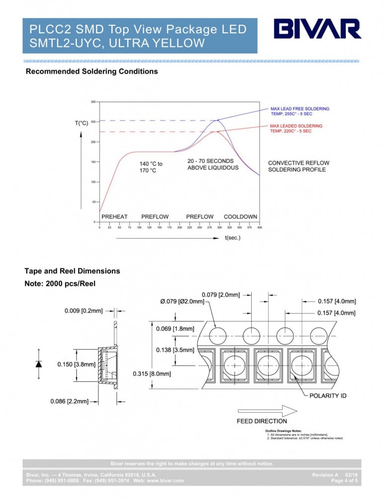 SMTL2-UYC datasheet page 4