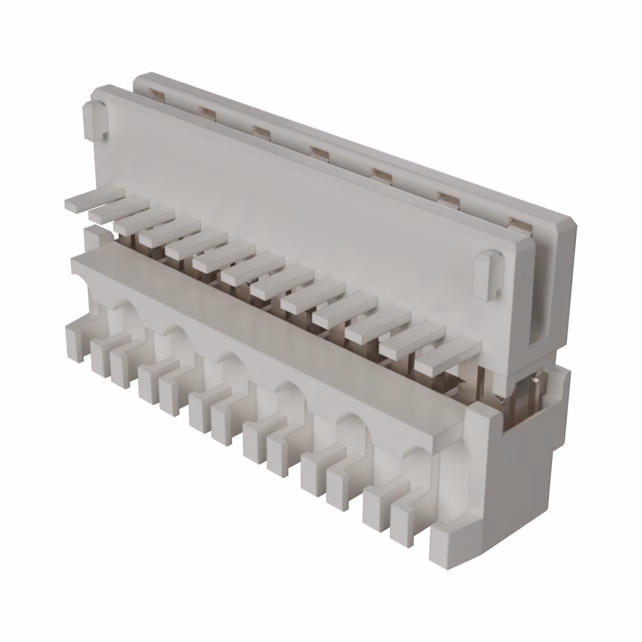Appli-Mate RAST Power IDT Housing, 5.00mm Pitch, Direct/Indirect, Female, 7 Circuits, Code Keys B, C, D, E, F, G, H, I, J, K, L and M Removed, Open End Walls for sale