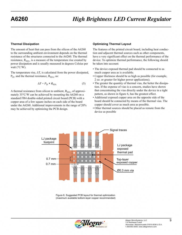 A6260 datasheet page 9