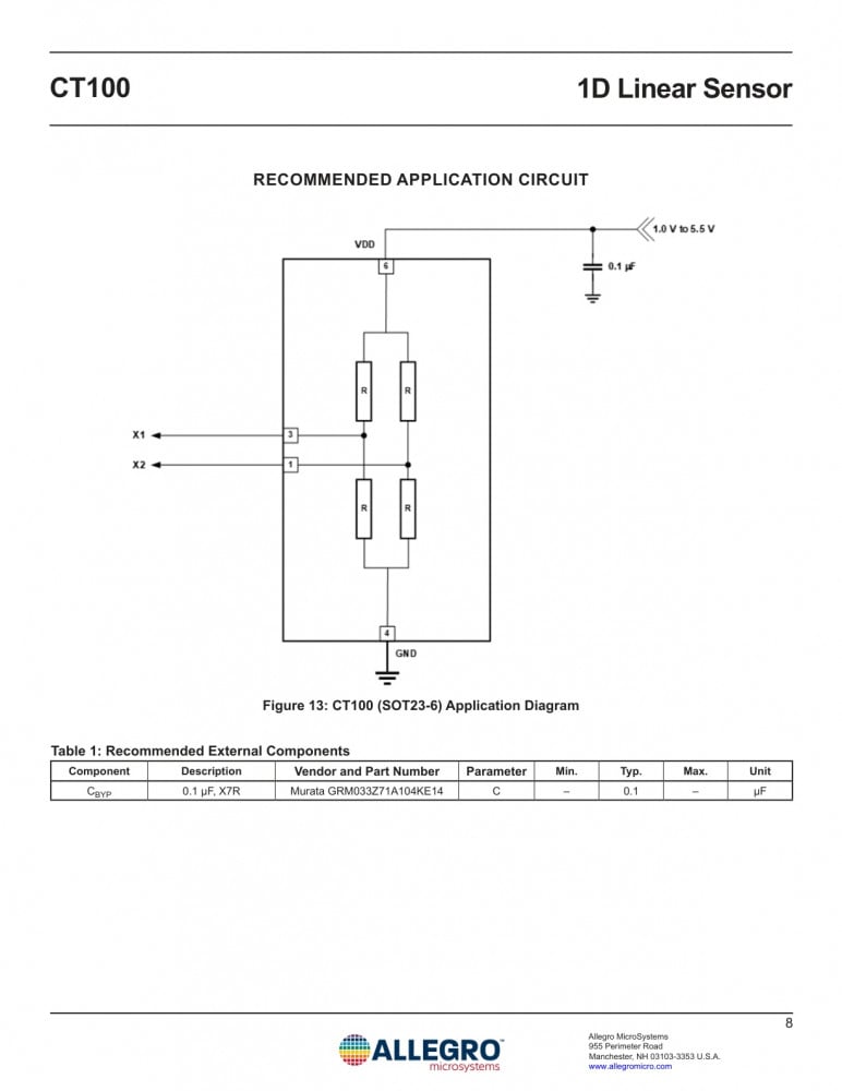 CT100 datasheet page 8