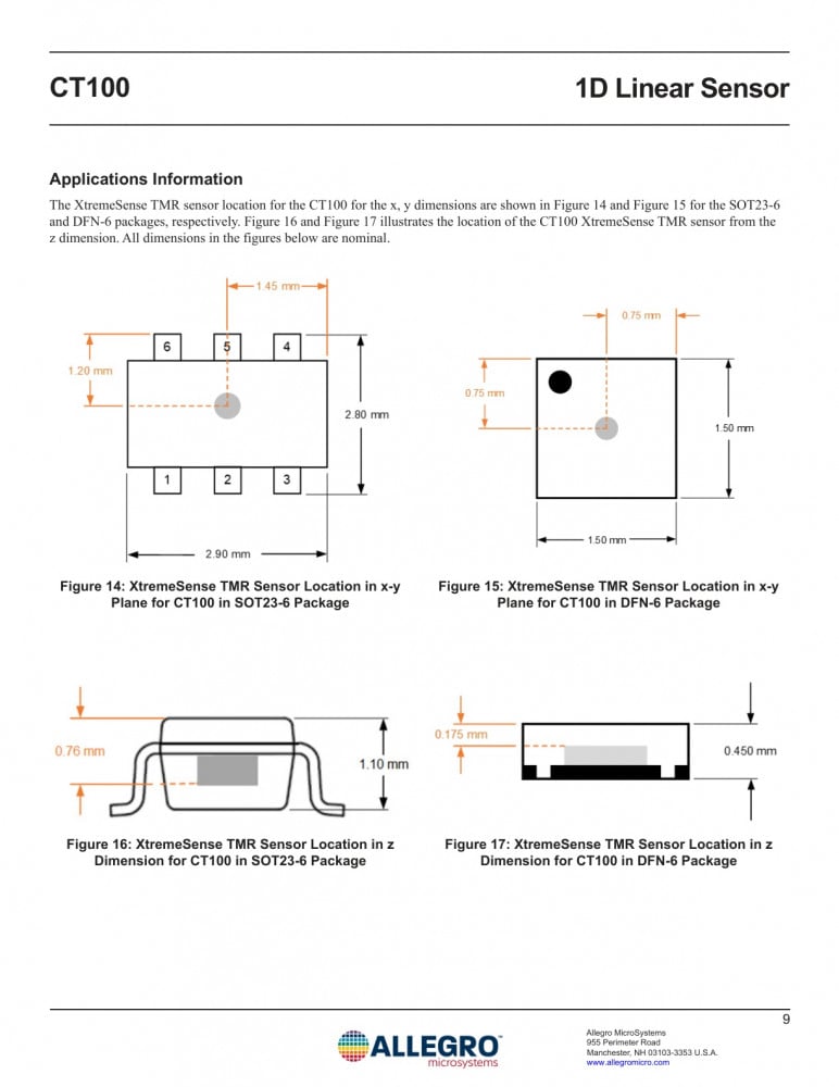 CT100 datasheet page 9