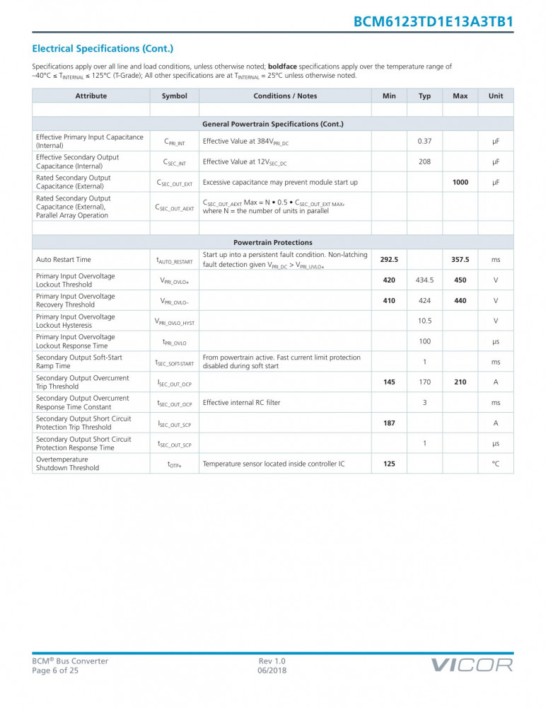 BCM6123TD1E13A3TB1 datasheet page 6