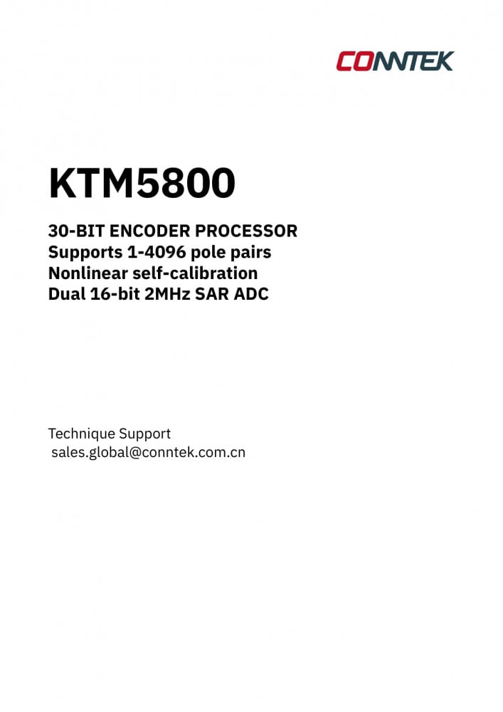 KTM5800 datasheet page 1