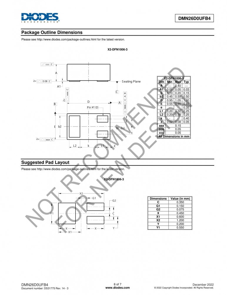 DMN26D0UFB4-7B datasheet page 6