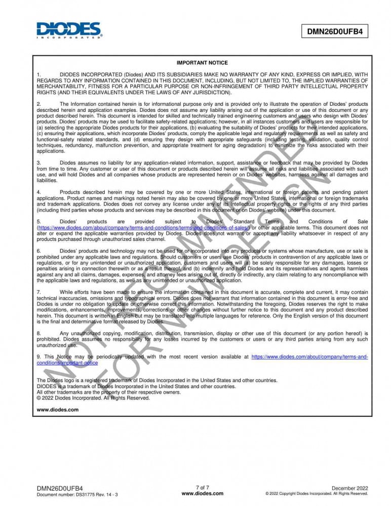 DMN26D0UFB4-7B datasheet page 7