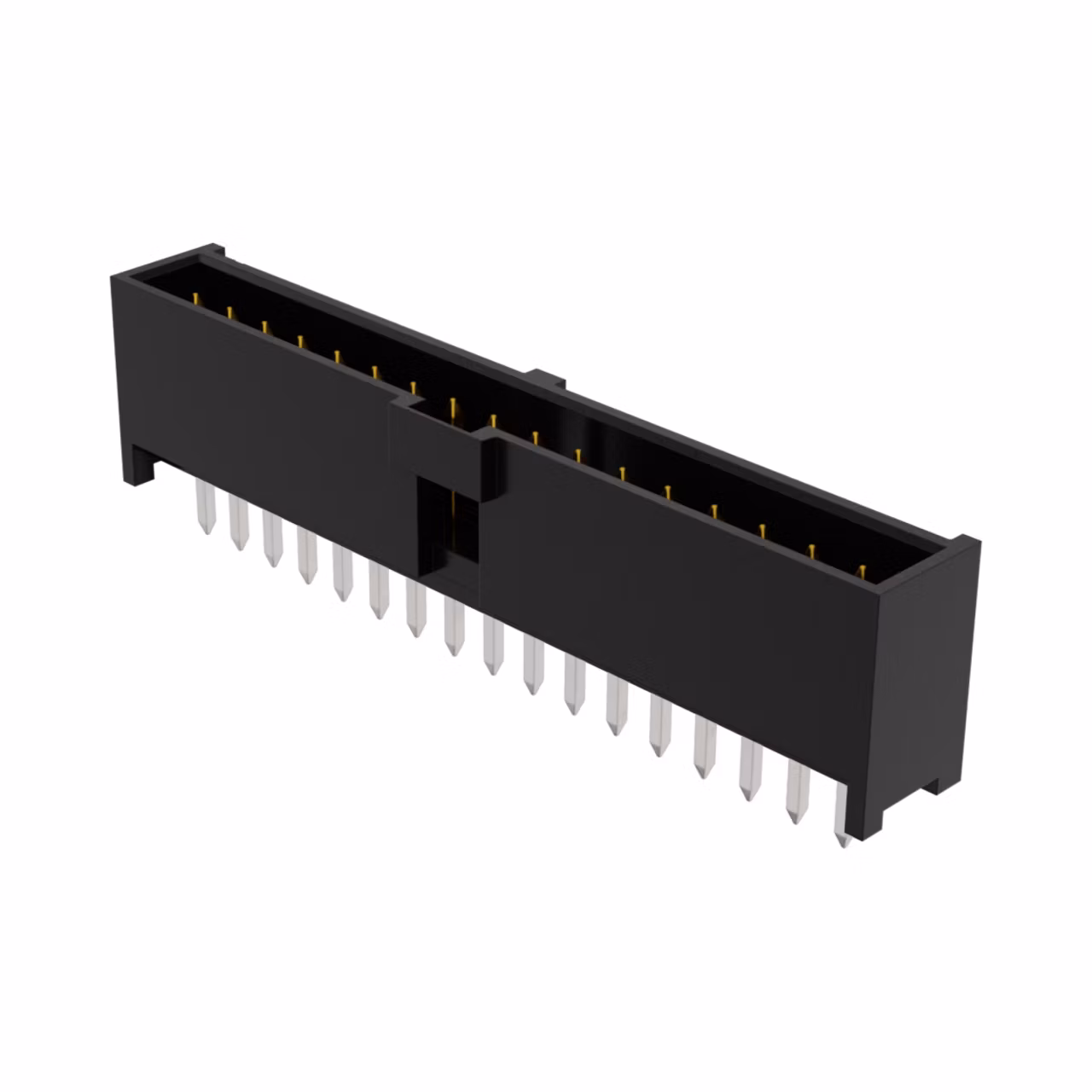 C-Grid III PCB Header, 2.54mm Pitch, Through Hole, Single Row, Vertical, Shrouded, 17 Circuits, 0.05µm Gold (Au) Flash Plating for sale