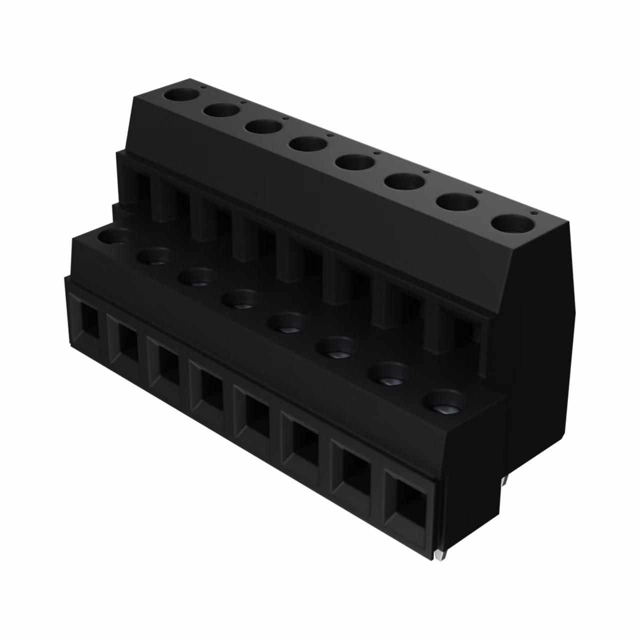 5.08mm Pitch Beau Eurostyle Low Profile, Two Level Terminal Block, Modular, 16 Circuits for sale