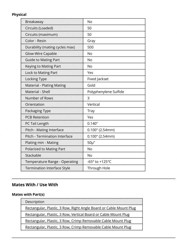 WG50SAD9J-D01 technical document page 2