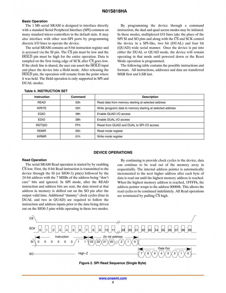 N01S818HA datasheet page 3