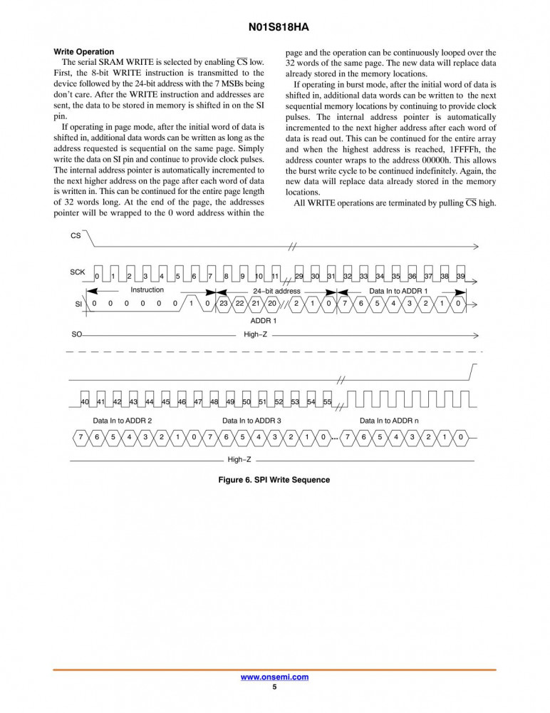 N01S818HA datasheet page 5