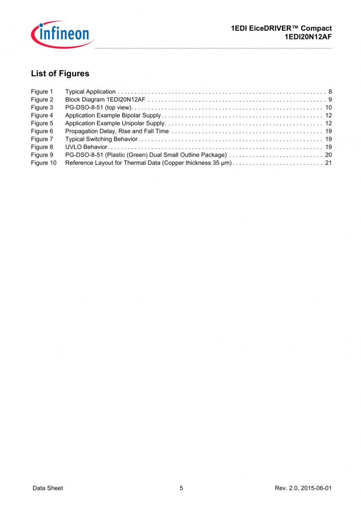 Infineon datasheet page 5