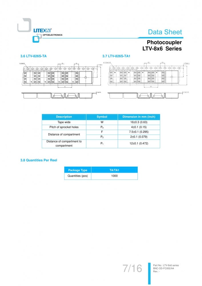 LTV-816 datasheet page 8