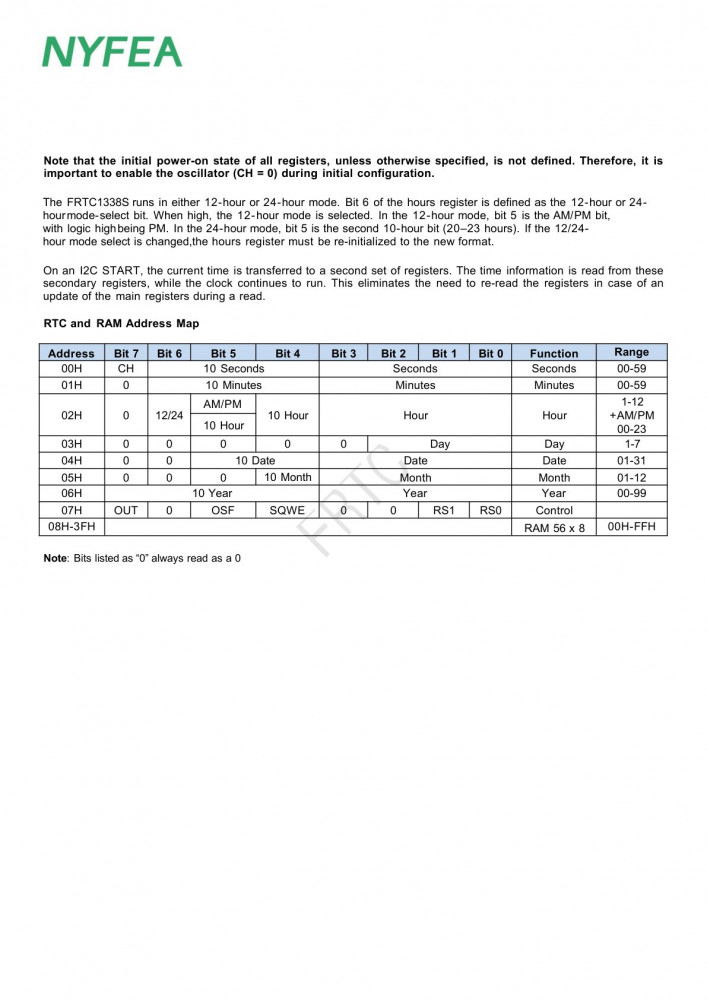 FRTC1338S datasheet page 10
