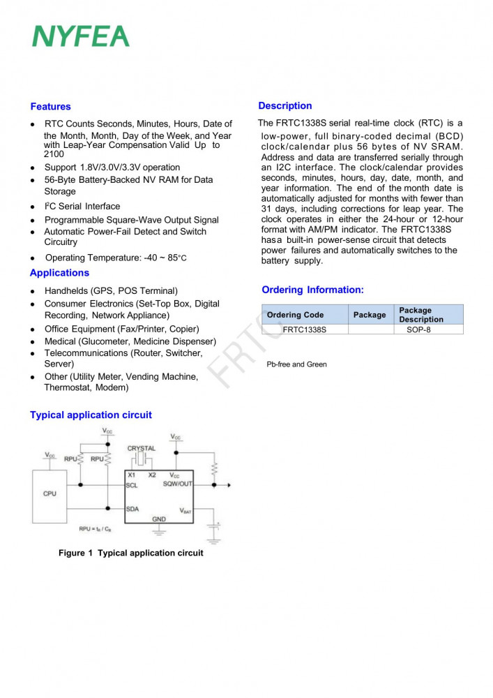FRTC1338S datasheet page 2