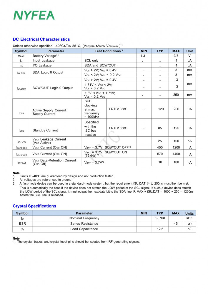 FRTC1338S datasheet page 5