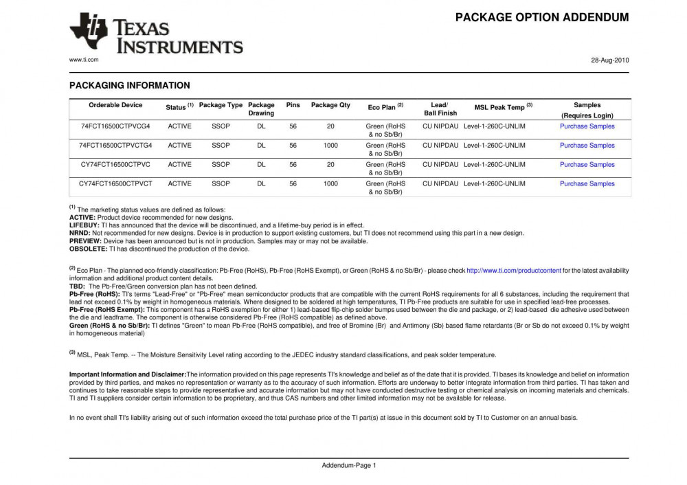 74FCT162500ATPVCT technical document page 6