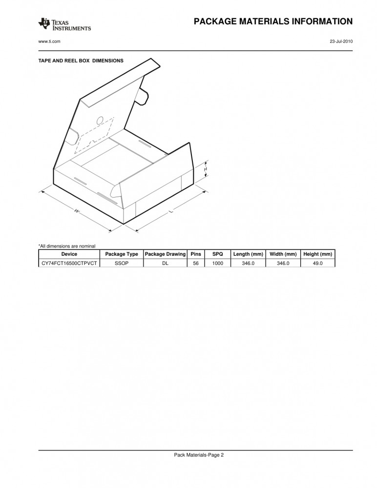 74FCT162500ATPVCT technical document page 8
