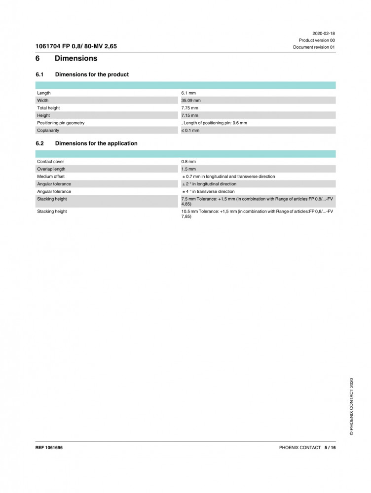 Phoenix Contact 1061704 datasheet page 5