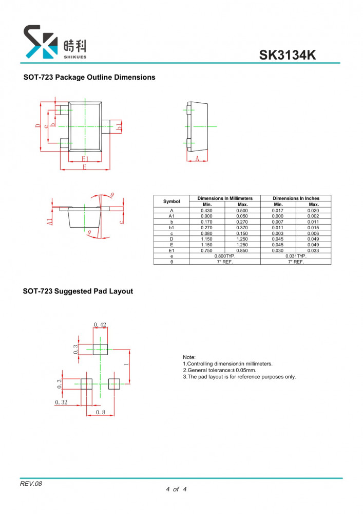SK3134K datasheet page 4