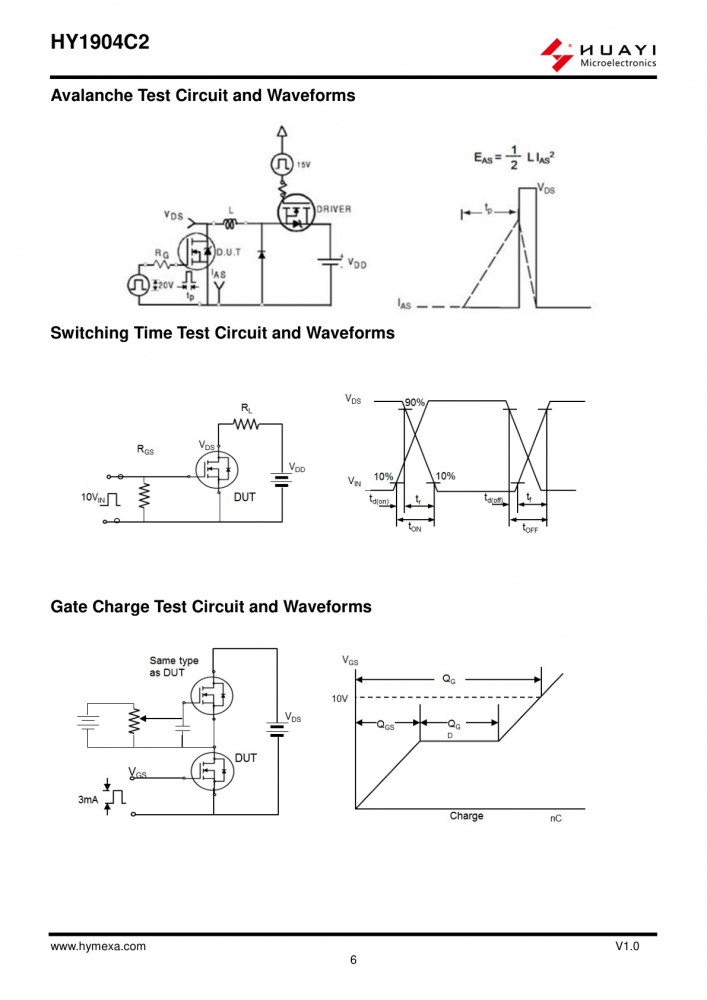 HY1904C2 datasheet page 6