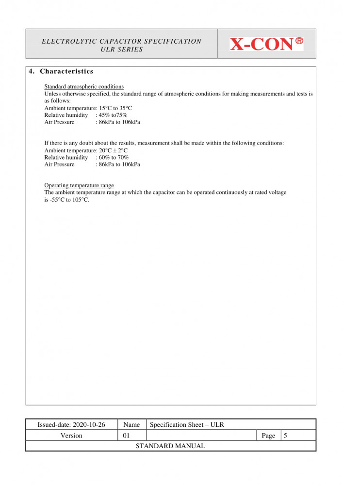 ULR series specification page 6