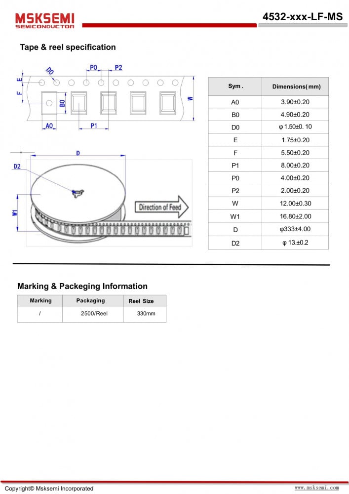 MSKSEMI 4532-301-LF-MS datasheet page 5