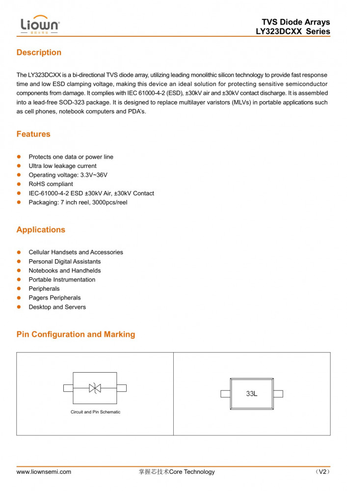LY323DC18 datasheet page 1