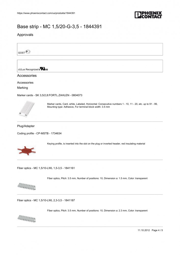 Phoenix Contact 1844391 technical document page 4