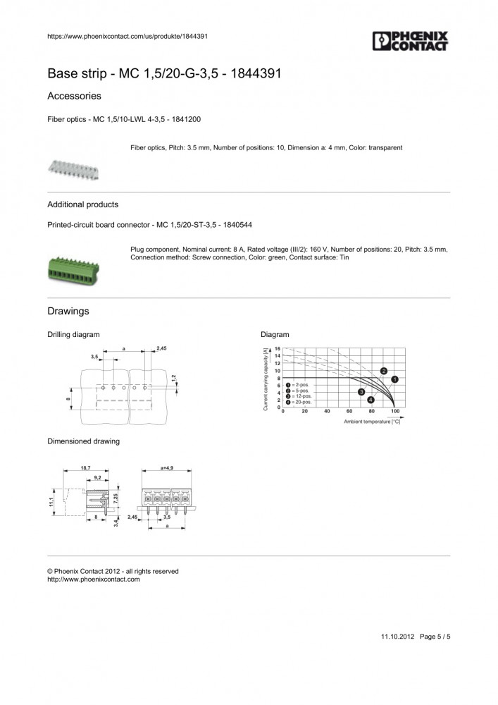 Phoenix Contact 1844391 technical document page 5