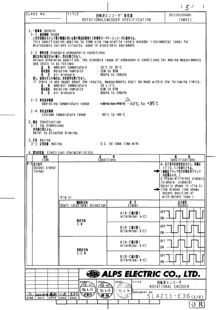 EC11E15204B1 specification page 1