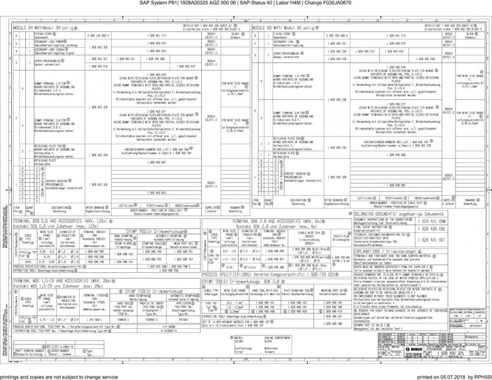 Bosch 1928405068 technical drawing page 2
