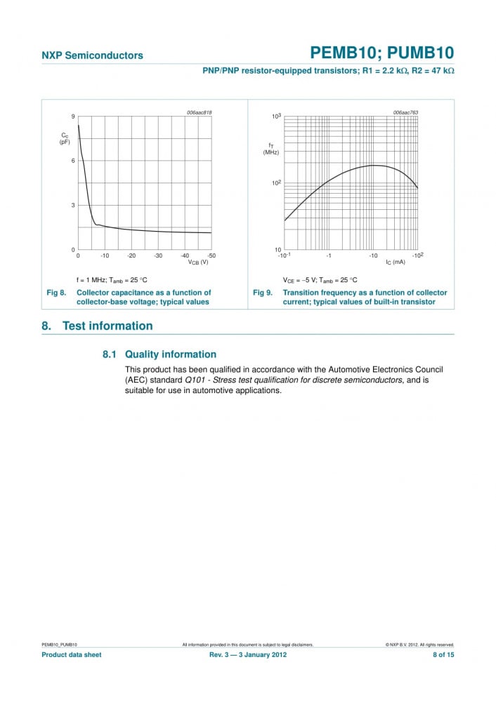 PUMB10F datasheet page 9