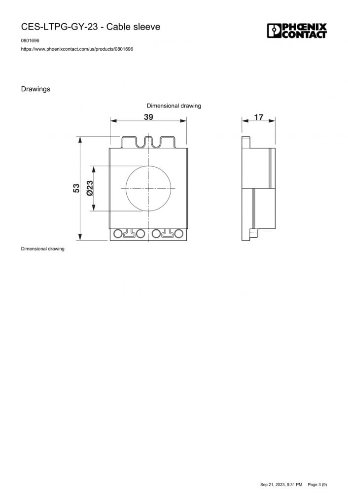 Phoenix Contact 0801696 documentation page 3